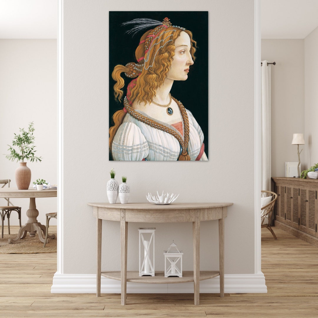 Paint by Numbers Kit for Adults Historical Portrait Botticelli Woman ...
