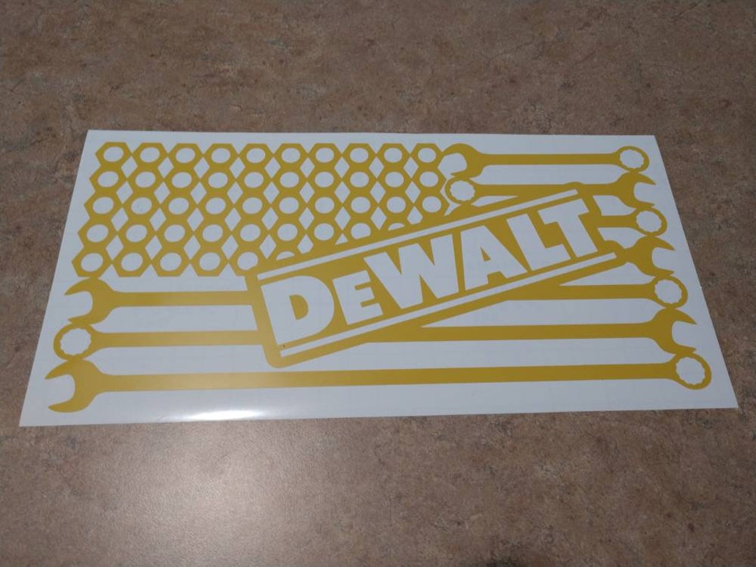 Dewalt Tools Flag Decal - Etsy
