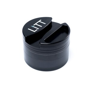Litt Premium Herb Grinder With Built in Rolling Paper - Sharp Curved ...