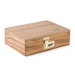 LITT Stash Box – Wooden Accessory Storage Box for Discreet Accessory ...