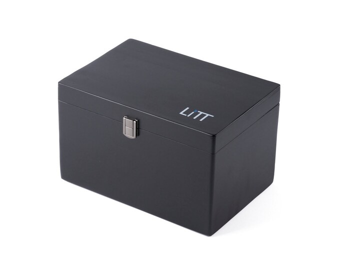 Litt Premium Quality Wooden Stash Box With 3 Compartments Portable Herb ...