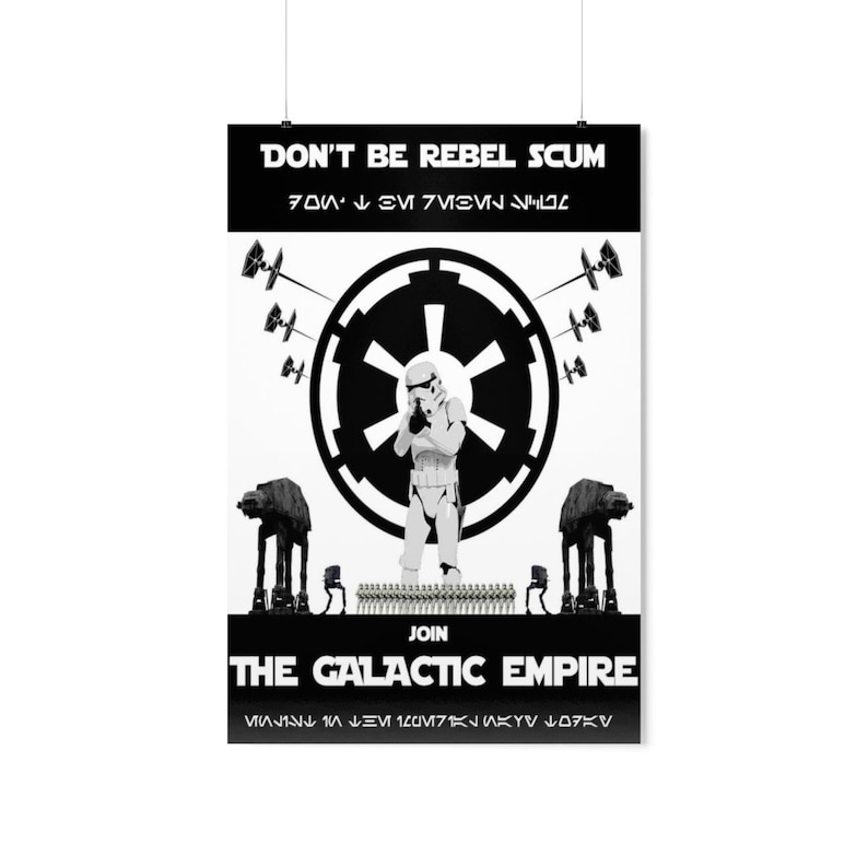 Star Wars Imperial Propaganda Posters, Star Wars, Galactic Empire ...