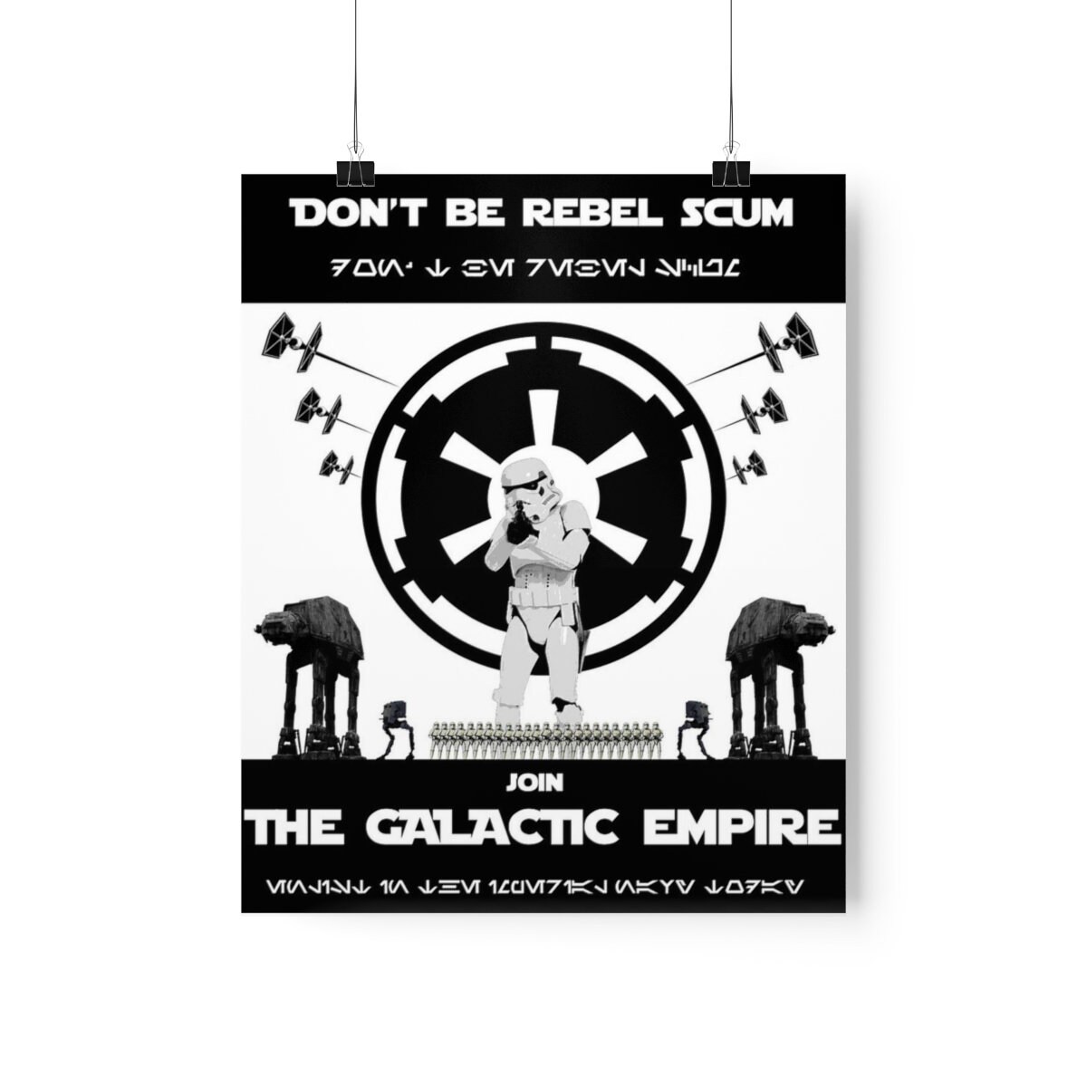 Star Wars Imperial Propaganda Posters Star Wars Galactic - Etsy