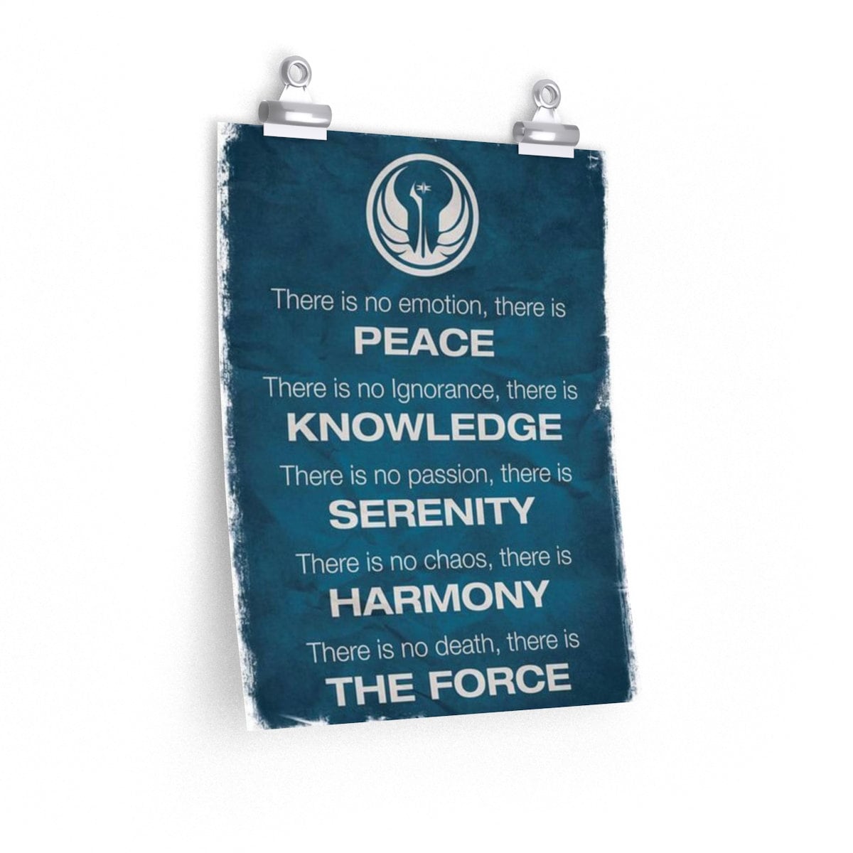 Star Wars Jedi Code Posters Star Wars Sith Jedi Grey | Etsy