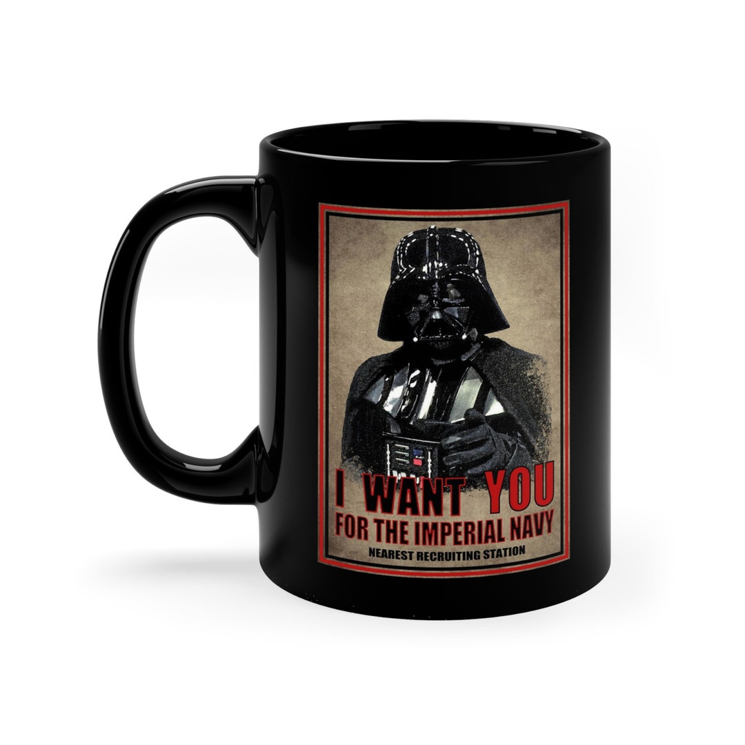 Star Wars 11 Oz Black Ceramic Mug Sith, Jedi, Grey Jedi, Gift, Prints ...