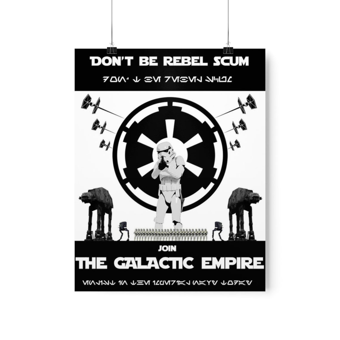 Star Wars Imperial Propaganda Posters Star Wars Galactic - Etsy