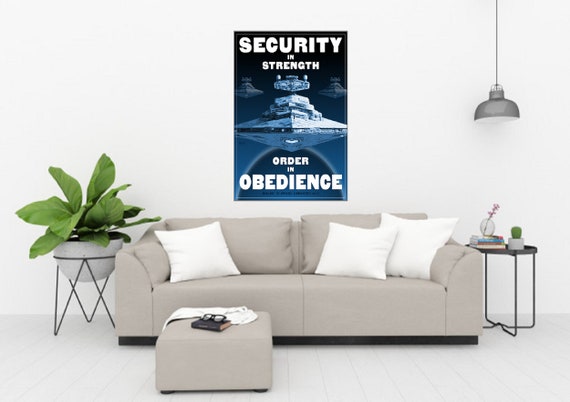 Star Wars Imperial Propaganda Posters Star Wars Galactic - Etsy