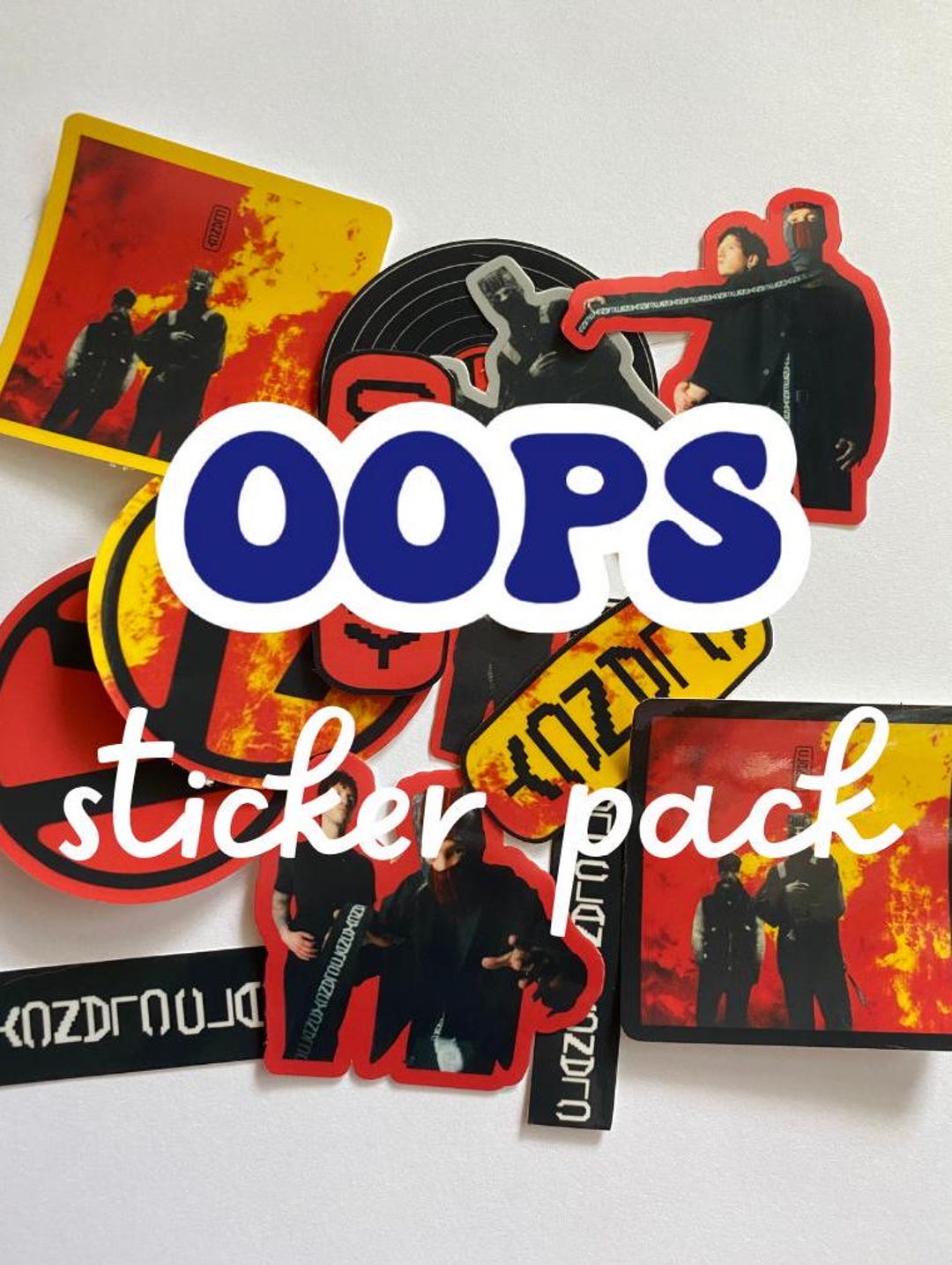 Oops Mess up TOP Album Inspired Stickers - Etsy