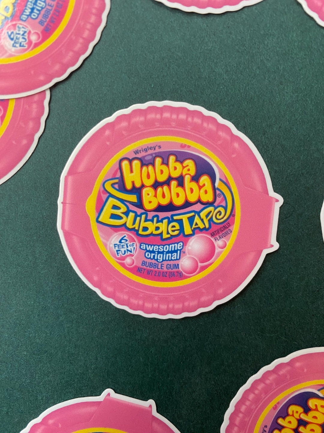 Bubble Gum Tape Candy Inspired Sticker - Etsy