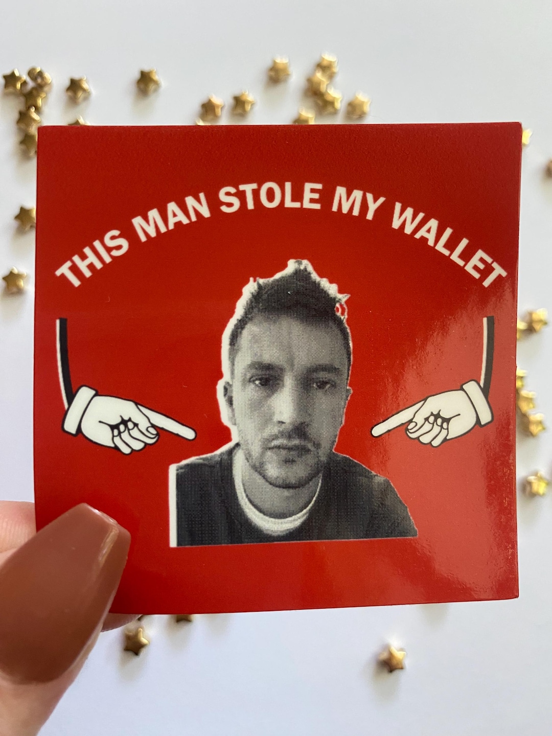 Tyler Joseph This Man Stole My Wallet Sticker - Etsy