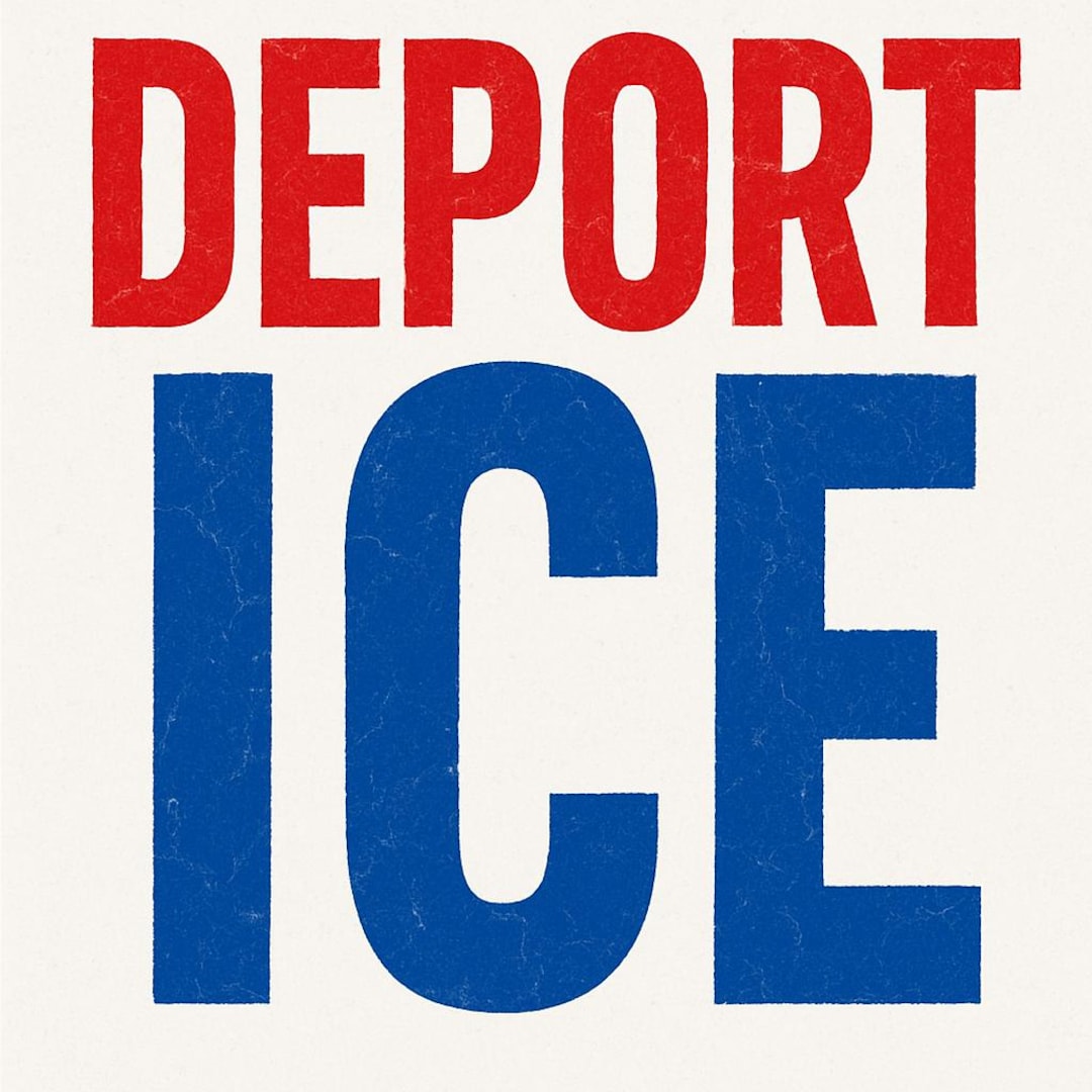 DEPORT ICE Protest Sign – Printable Political Poster, Anti-ice March ...