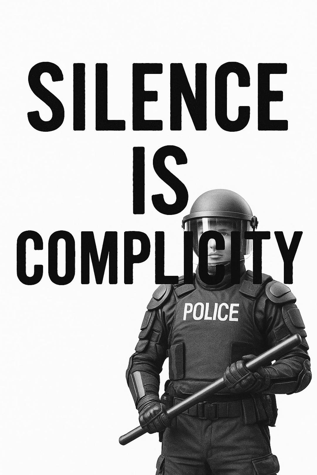 Silence is Complicity Protest Poster Bundle: Activist Art (digital ...