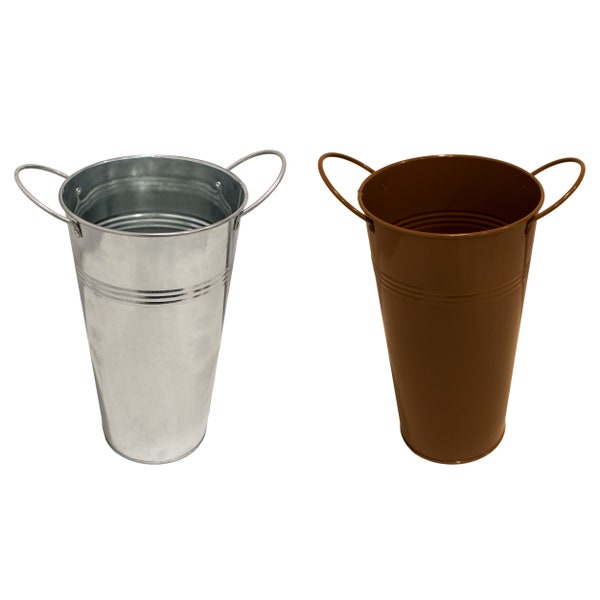 Silver Bucket - Etsy