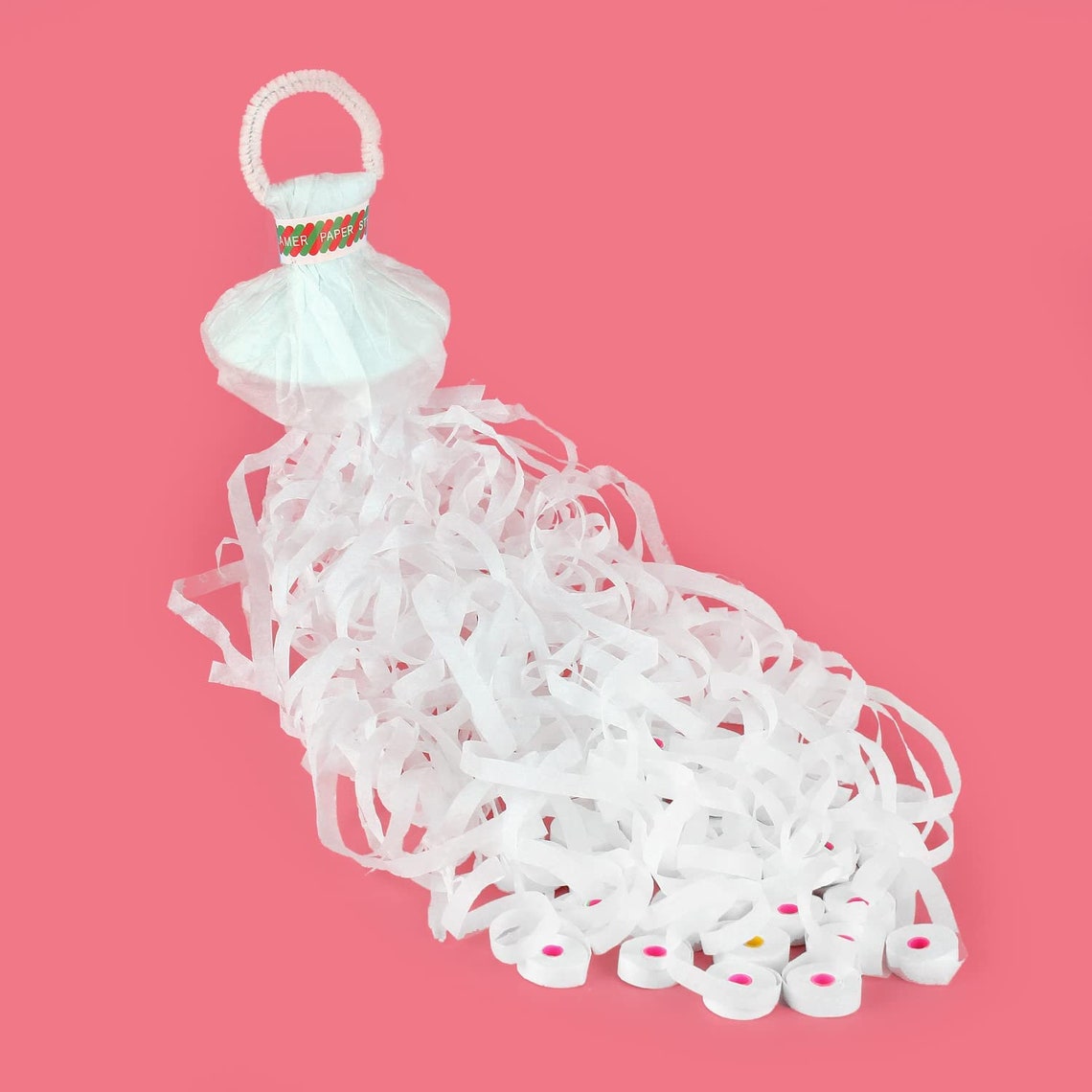 10 Pack White Streamers - Etsy