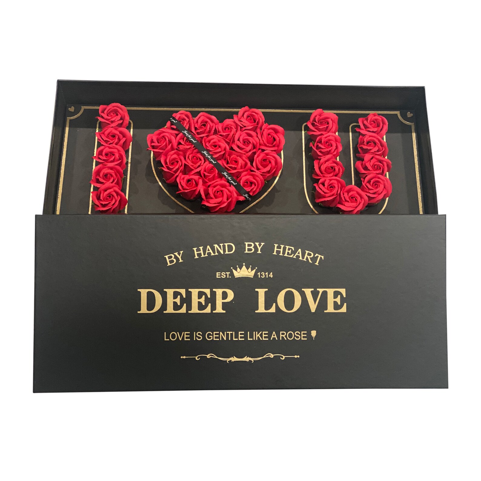 I LOVE YOU Eternal Roses Flowers Valentines Romantic Date Rose Scented ...