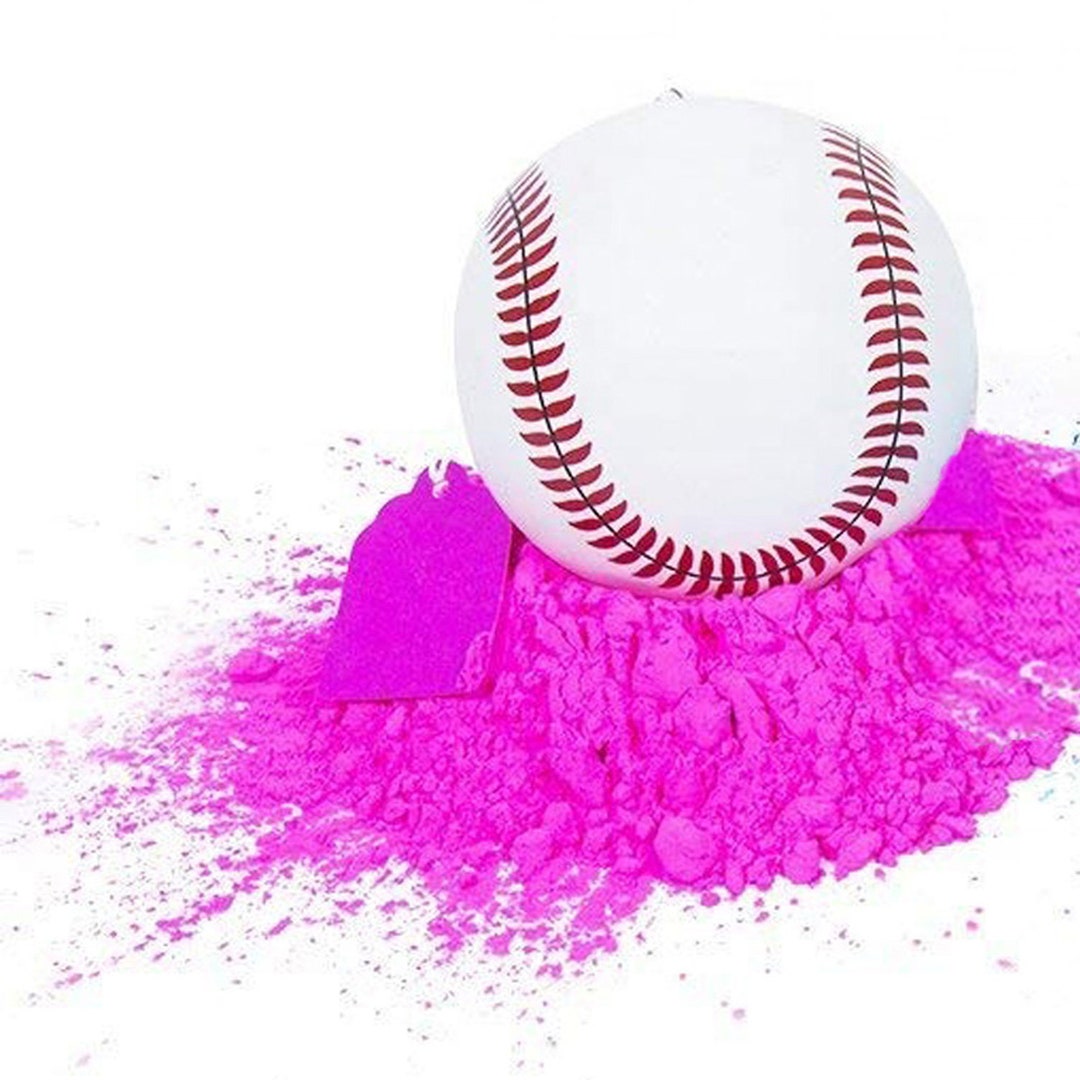 Gender Reveal Baseball 1 Pink Sex Reveal Party Its a Girl 1 Pink Ball ...