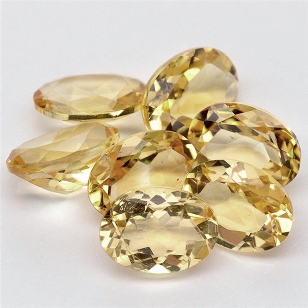 Wholesale Lot of 9x7mm Oval Facet Natural Brazilian Citrine - Etsy UK