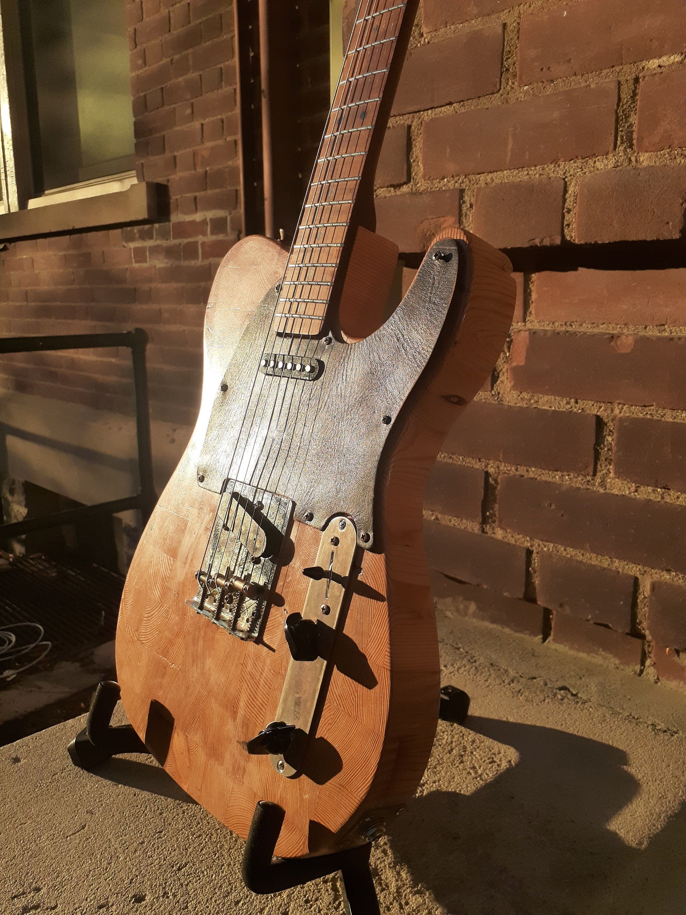 Upcycled Urban Lumber Electric Guitar - Etsy