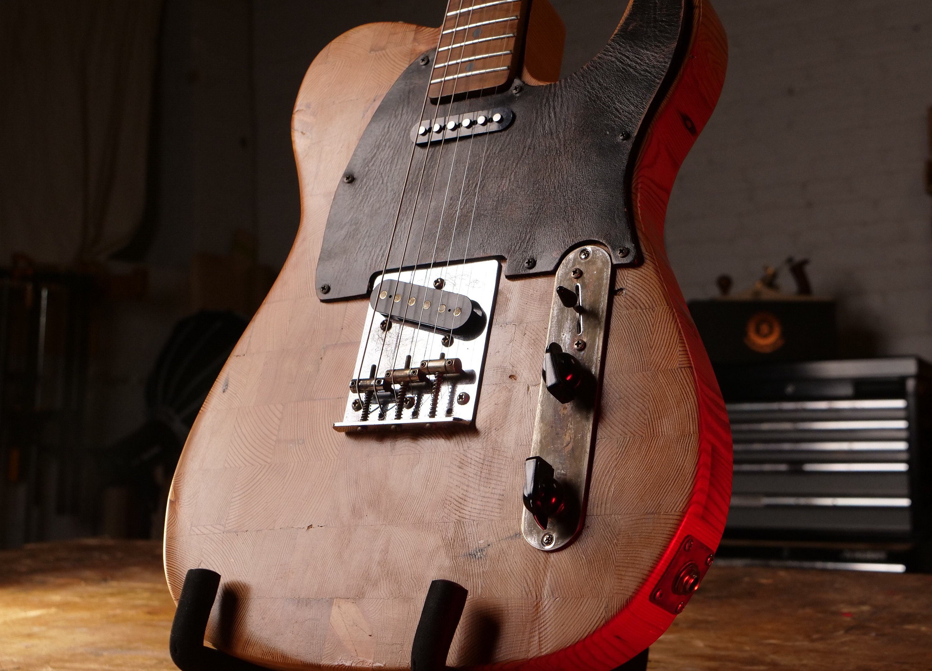 Upcycled Urban Lumber Electric Guitar - Etsy