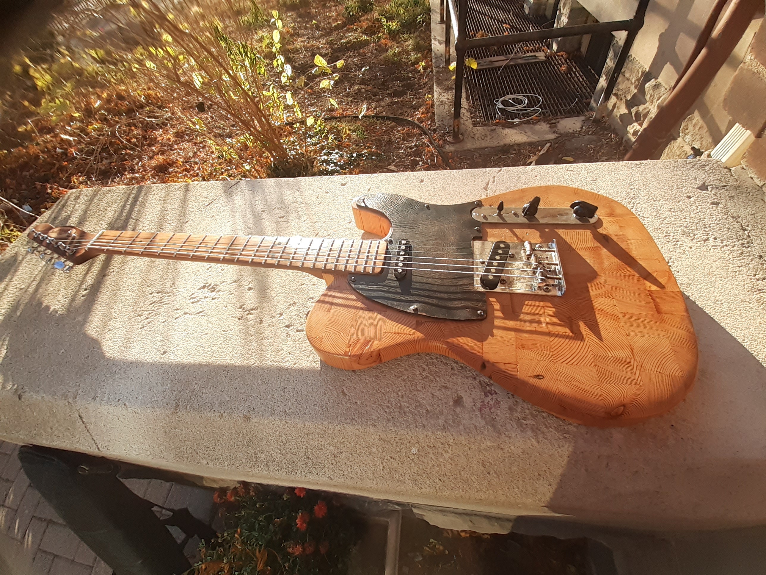 Upcycled Urban Lumber Electric Guitar - Etsy