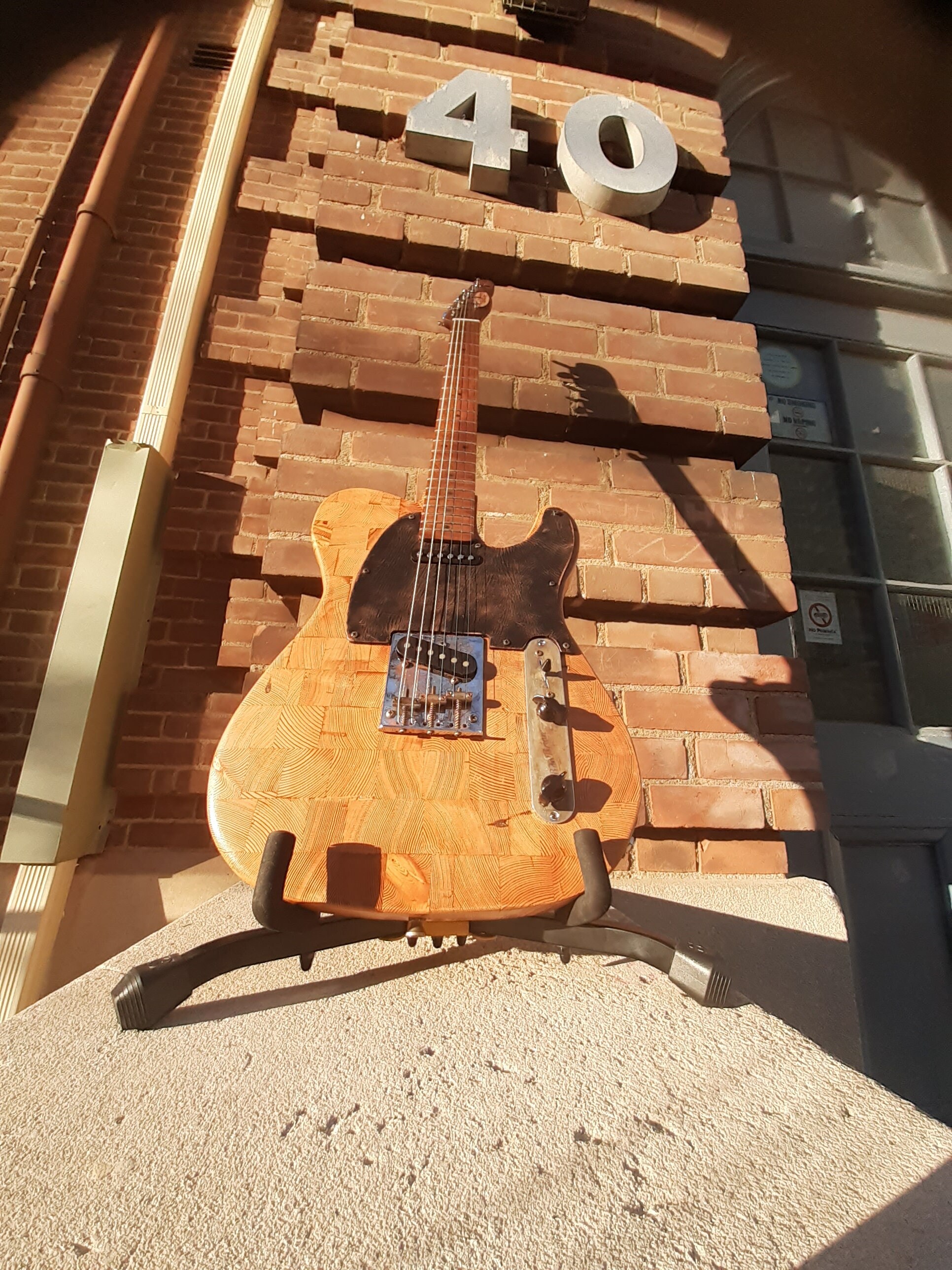 Upcycled Urban Lumber Electric Guitar - Etsy