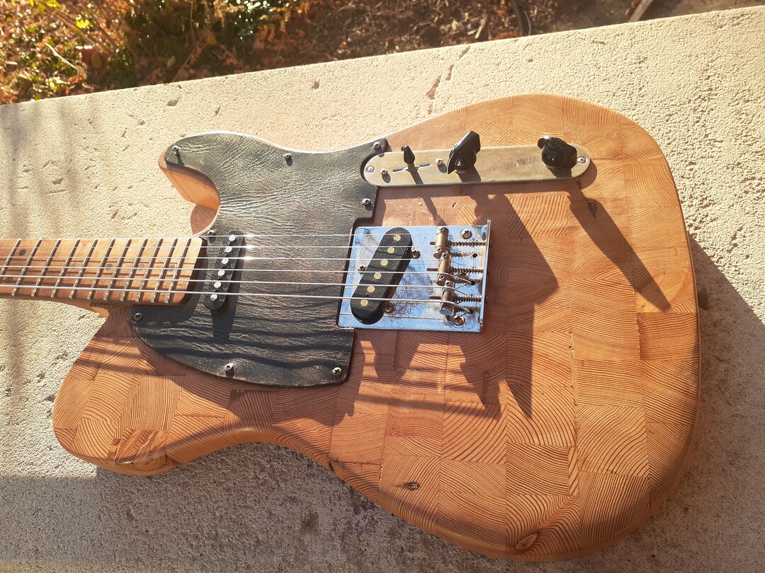 Upcycled Urban Lumber Electric Guitar - Etsy
