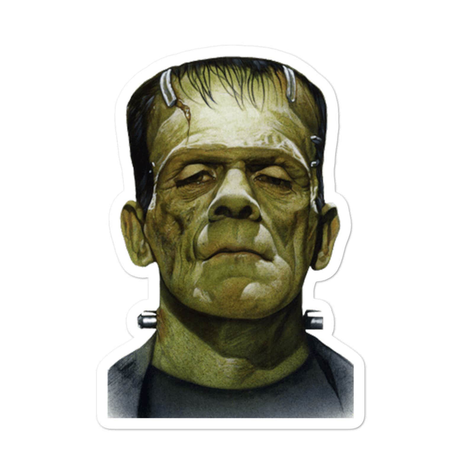 Frankenstein Sticker para Halloween Vinyl Stickerflow | Etsy