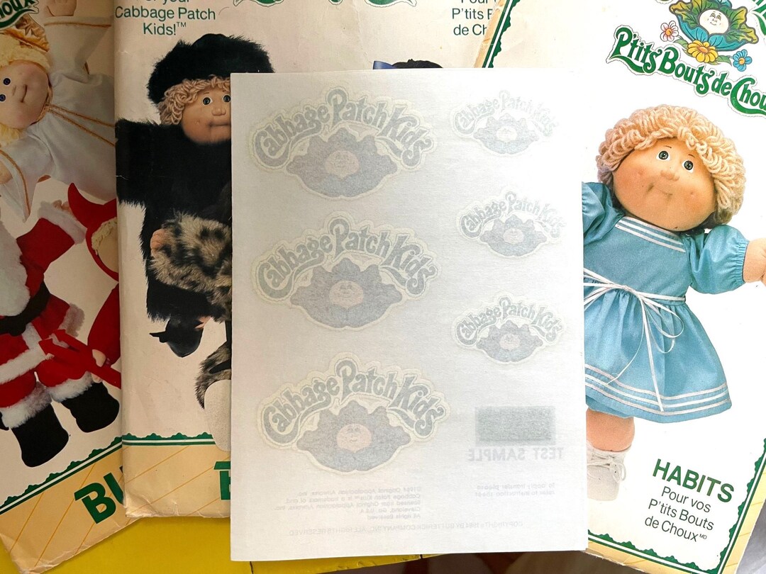 Original Cabbage Patch Kids Iron on Transfer Cabbage Patch Kids 3 ...