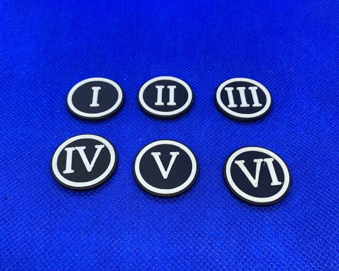 Objective Tokens Custom Two Color Options Compatible With Kill Team ...