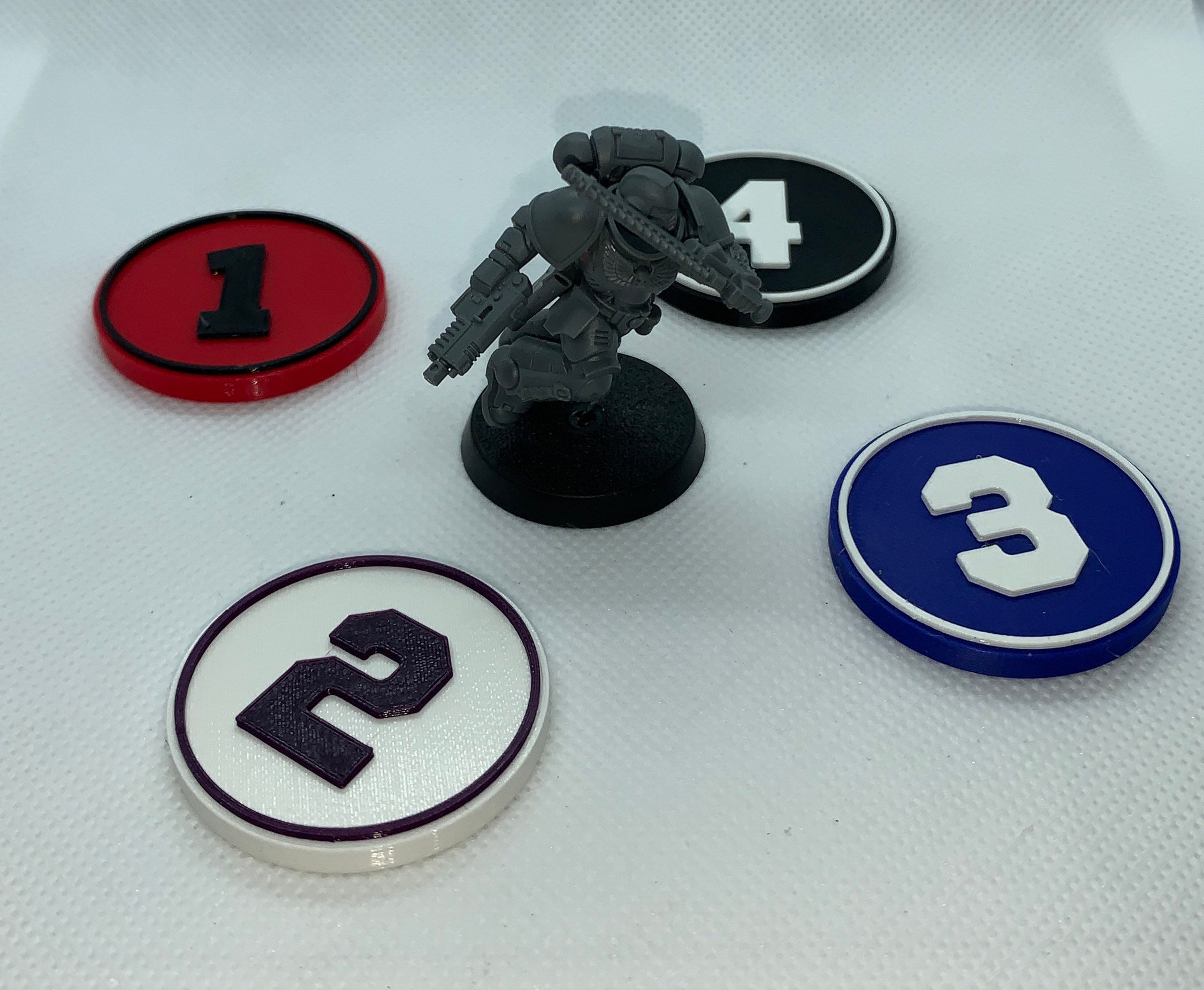 40 mm Objective Tokens Custom Two Color Options Compatible | Etsy