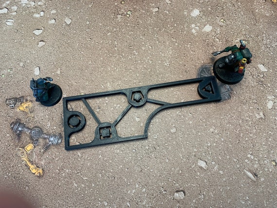 Skeletonized Kill Team Measurement Tool 6 Inch Range | Etsy