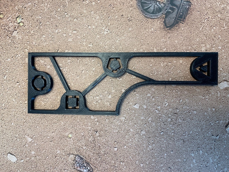 Skeletonized Kill Team Measurement Tool 6 Inch Range | Etsy