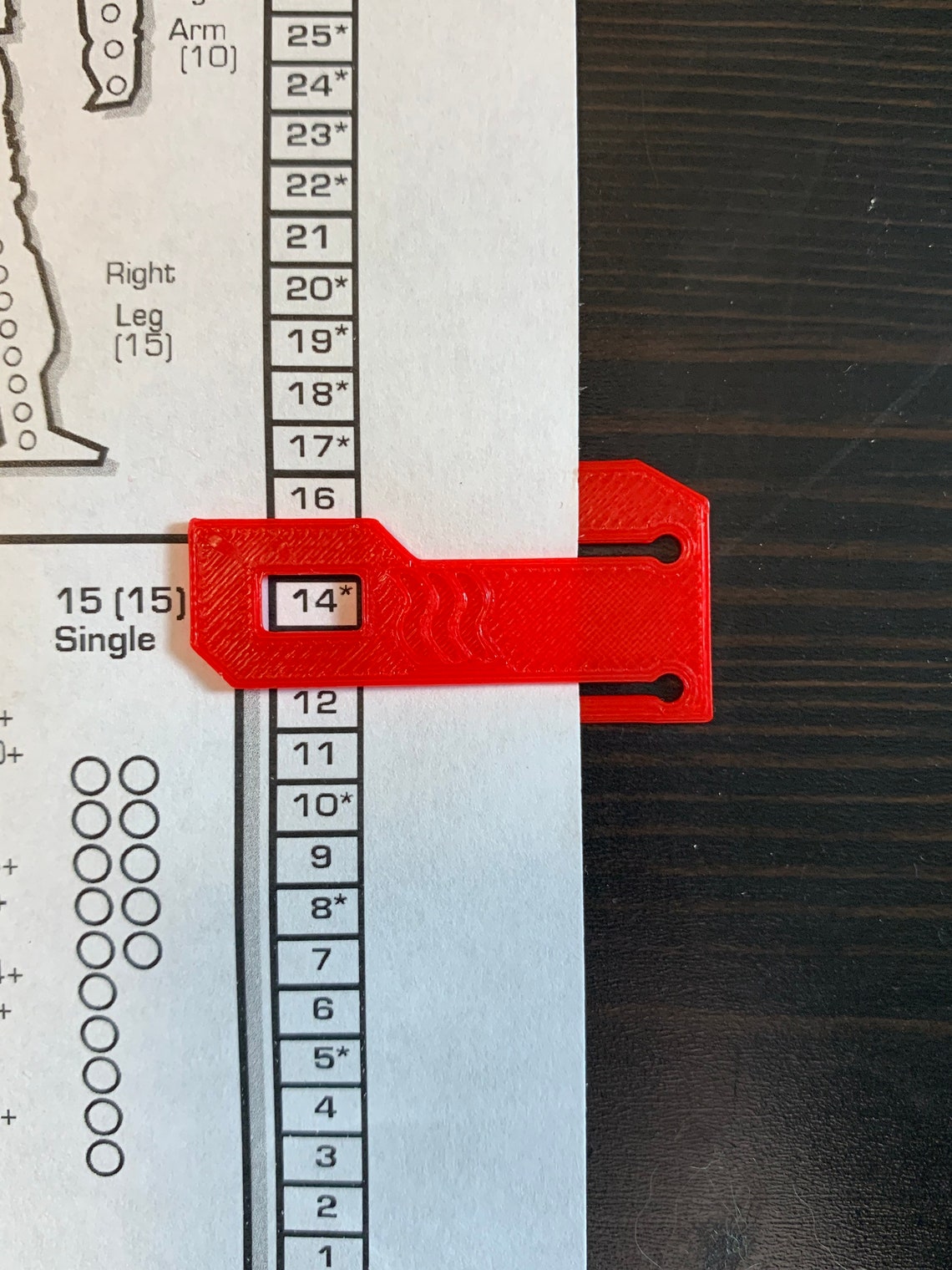 Battletech Heat Tracker Set for 5 Mechs - Monitor Your Heat on Your ...