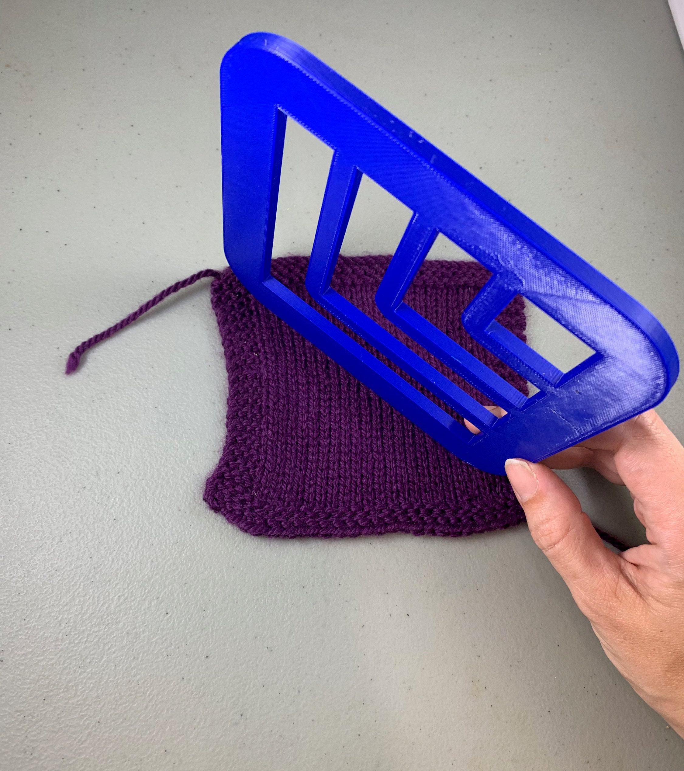 Yarn Swatch Gauge Swatch Tool for Knitting and Crochet - Etsy