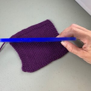 Yarn Swatch Gauge Swatch Tool for Knitting and Crochet 1, 2, 3 and 4 ...