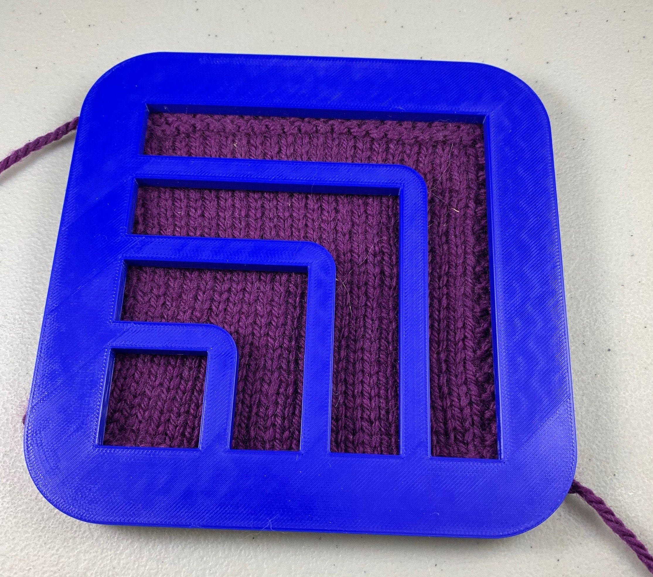 Yarn Swatch Gauge Swatch Tool for Knitting and Crochet - Etsy