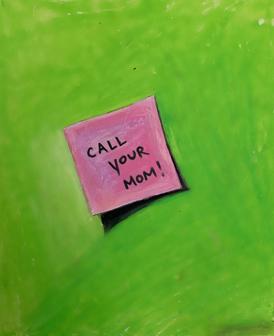 Call Your Mom Call Your Mom Wall Art Dorm Decor Care Package Insert