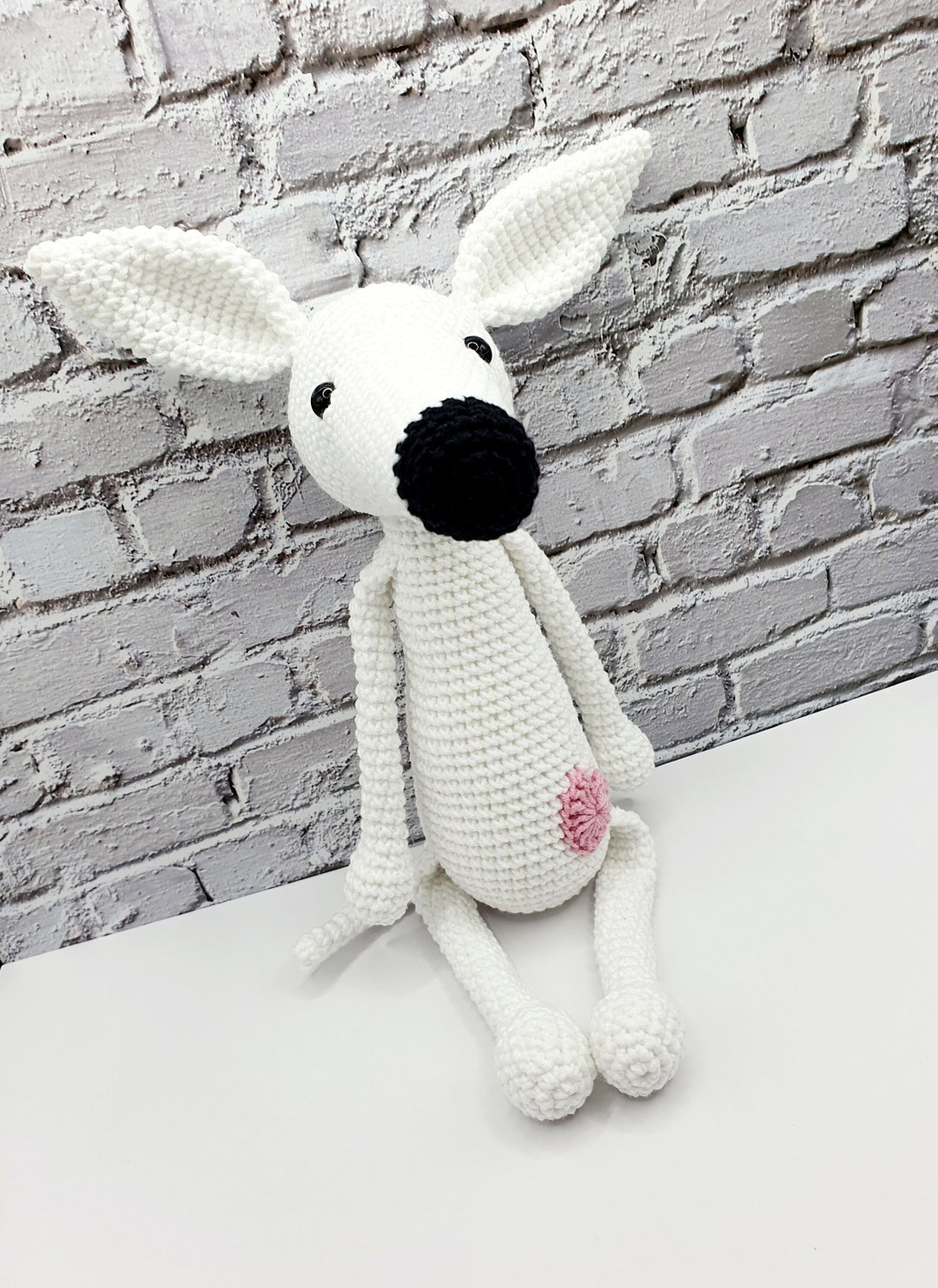 Crochet Greyhound Stuffed Amigurumi Handmade - Etsy