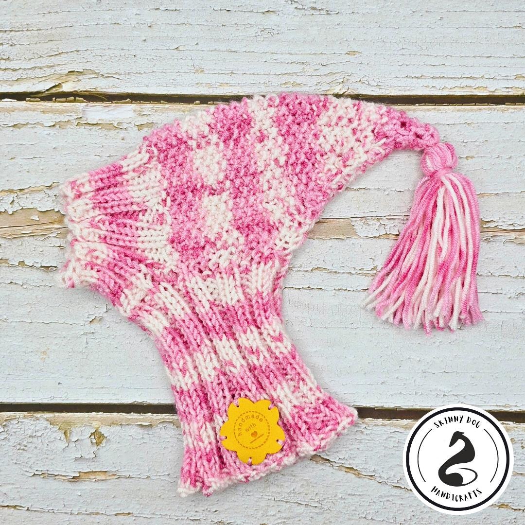Handmade Whippet Hat With Pom Pom – Italian Greyhound Hat – Crochet Dog ...