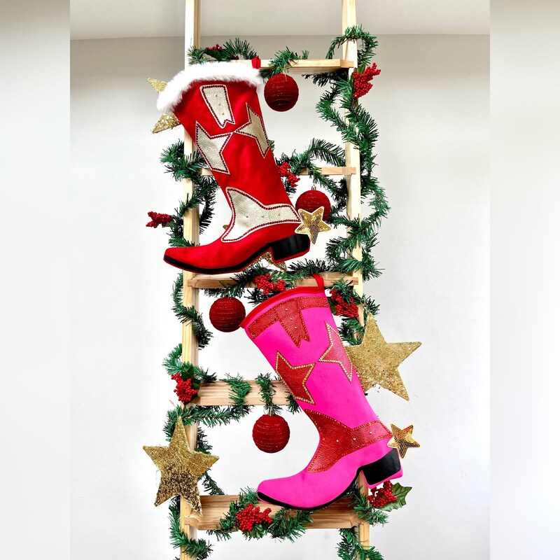 Cowboy Boot Stocking - Etsy