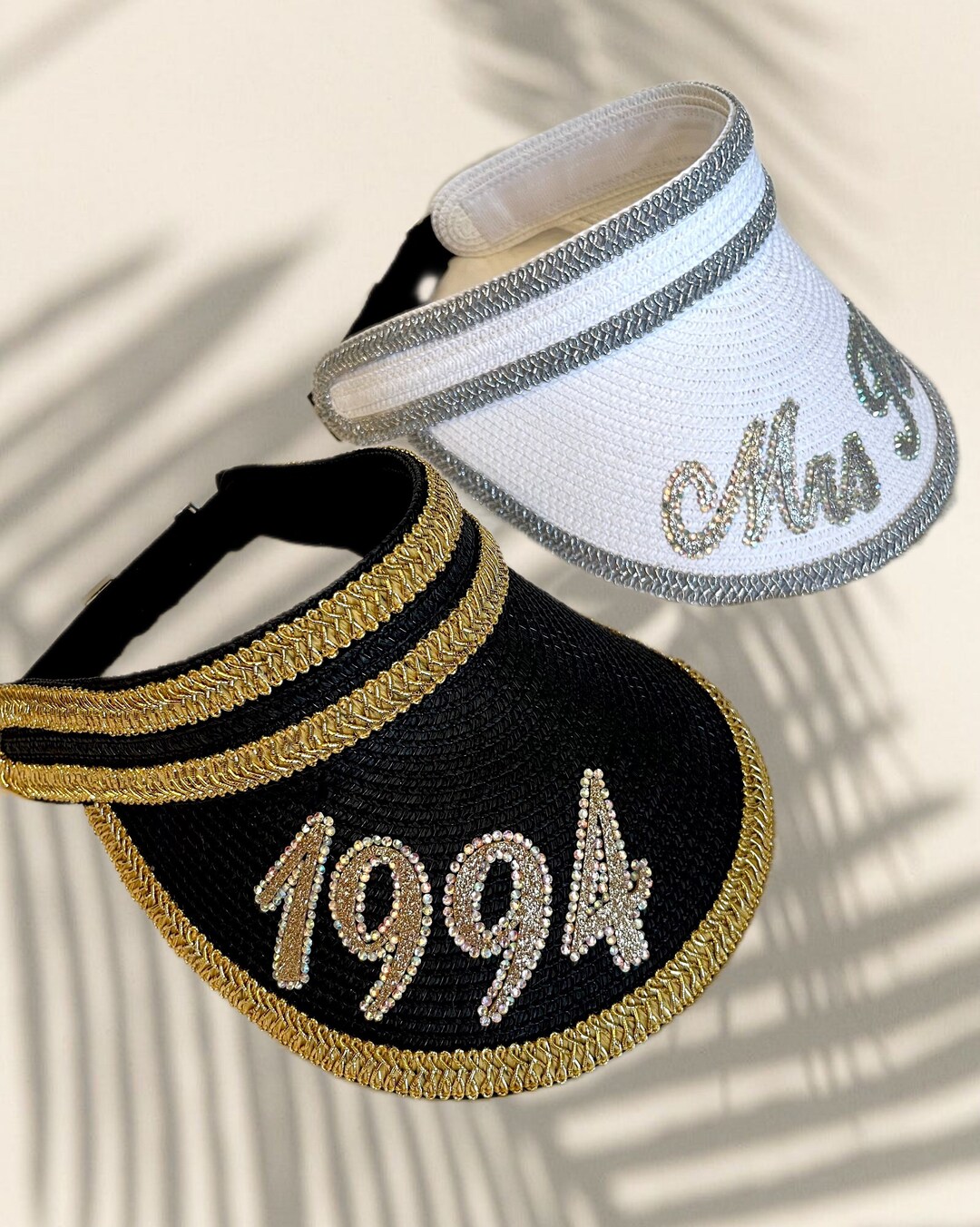 Personalised Beach Visor • Woven Summer Visor • Personalised Big ...