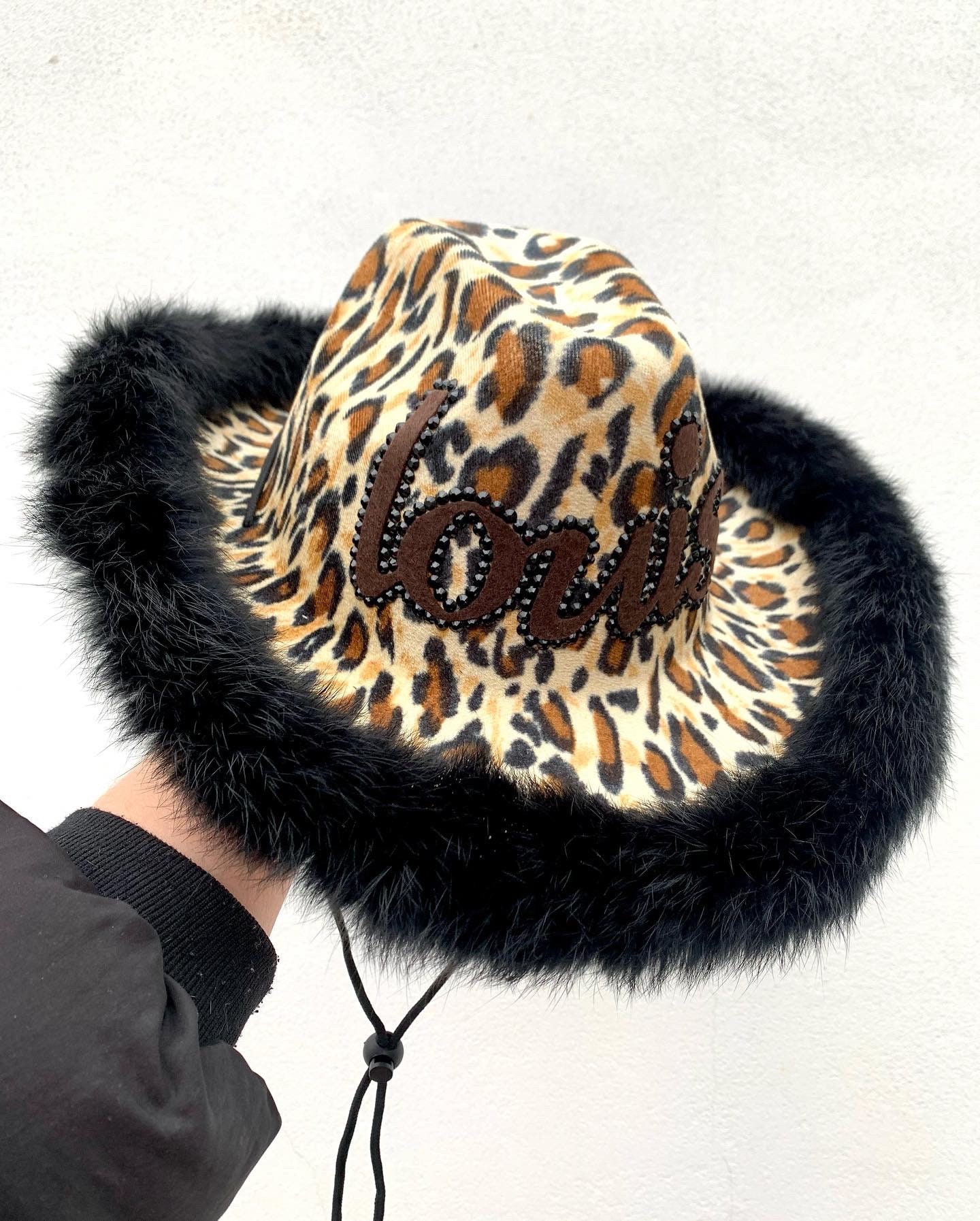 Leopard Birthday Hat