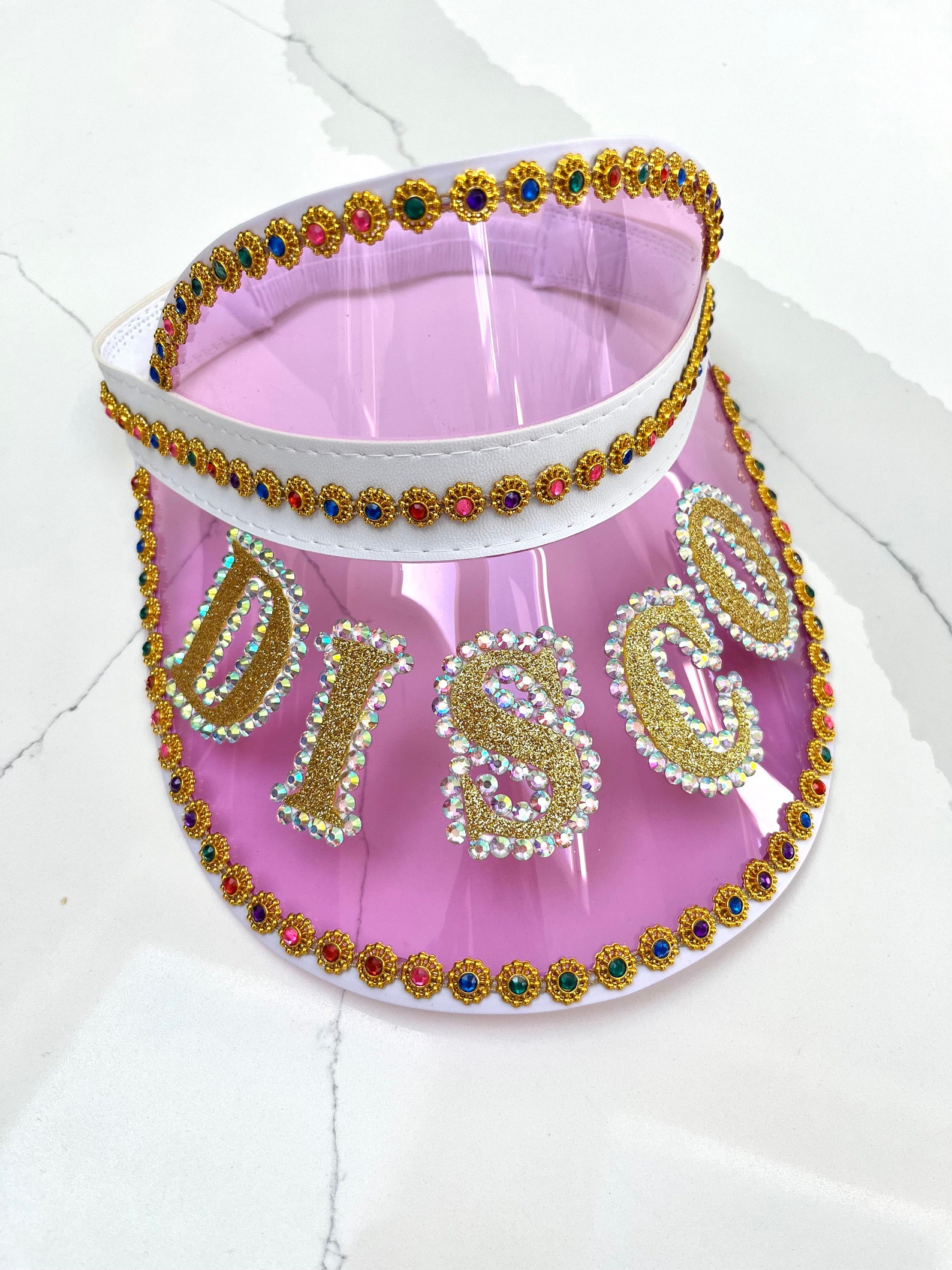 Disco Visor Personalised Beach Party Visor Ibiza - Etsy