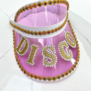 Disco Visor Personalised Beach Party Visor Ibiza - Etsy