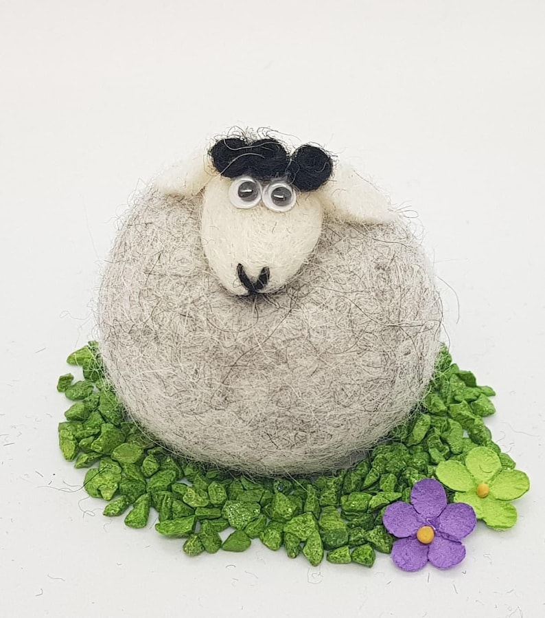 Icelandic Felted Wool Sheep Handmade - Etsy