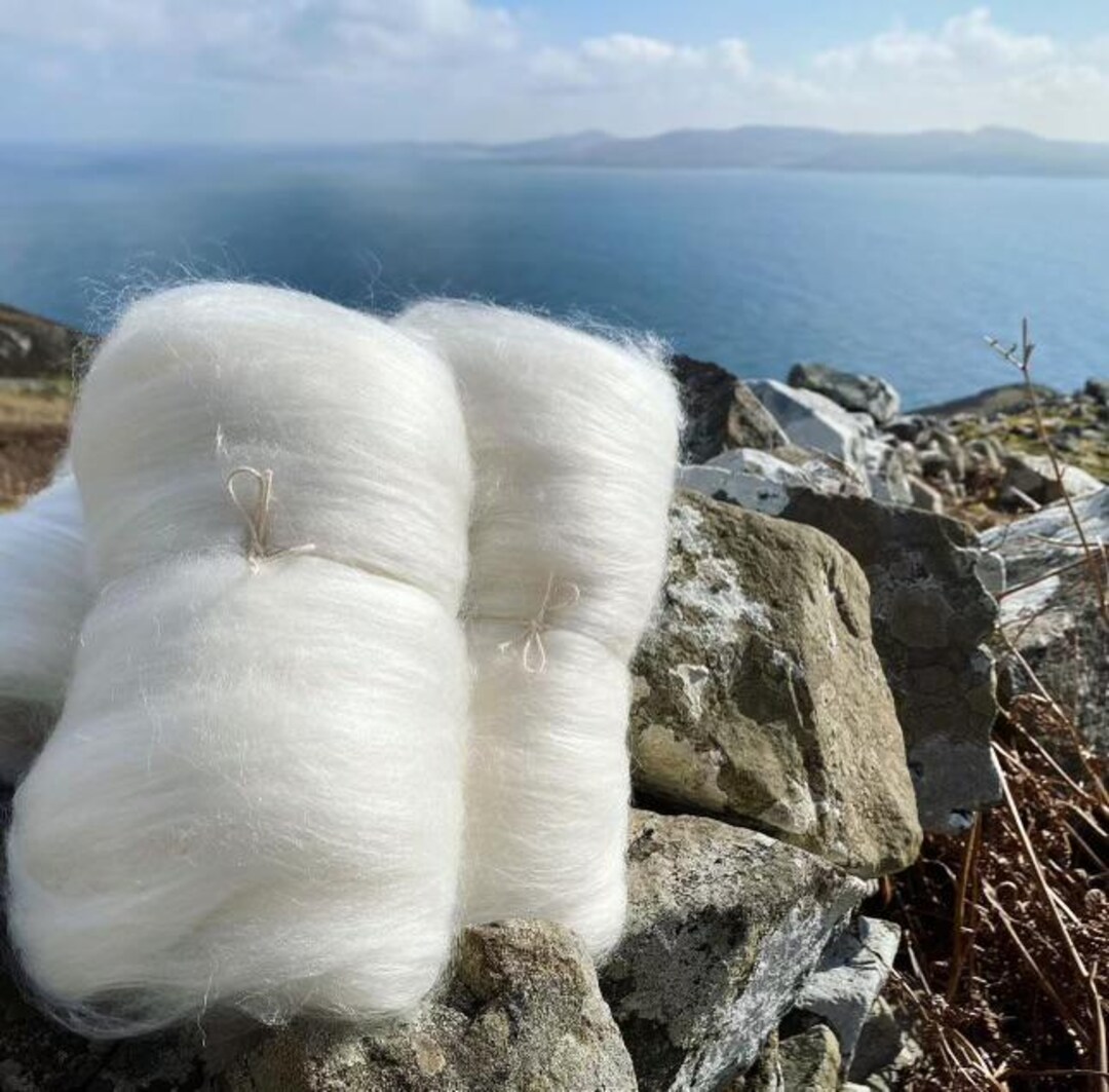 Hnúskur Icelandic Sheep Wool Roving for Spinning - Etsy