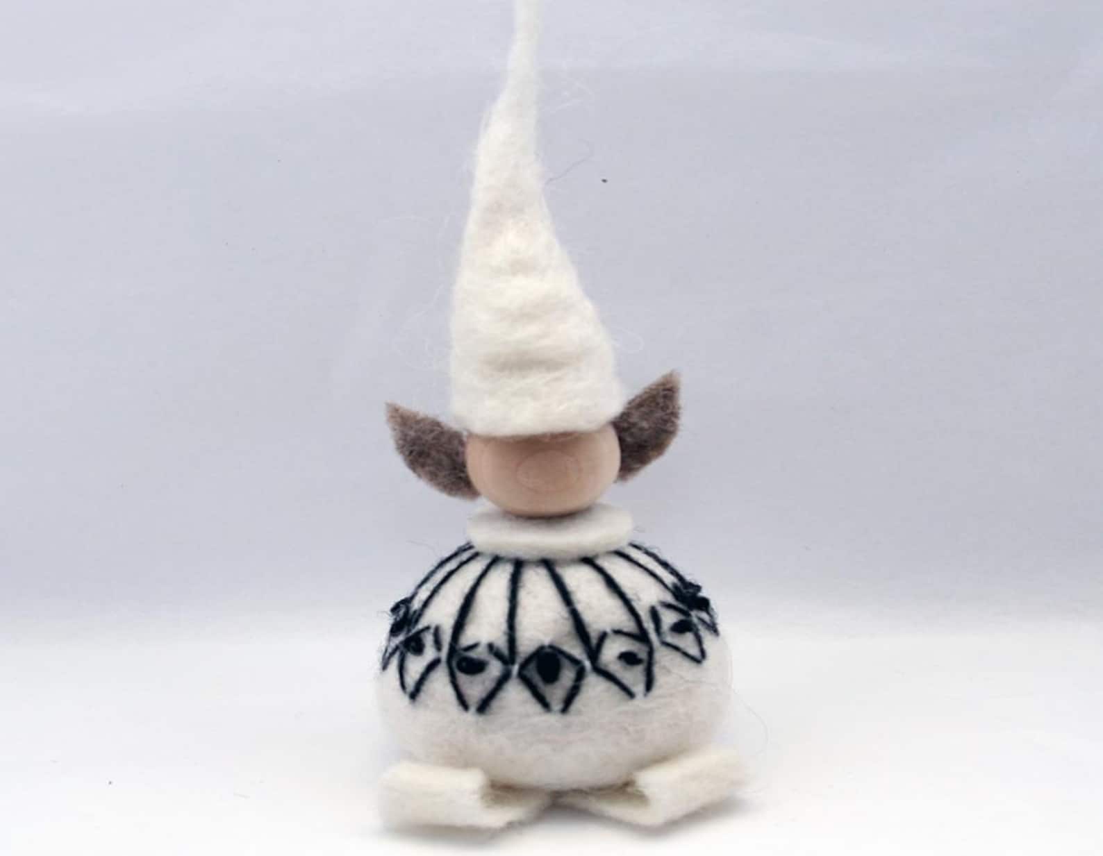 Icelandic Felted Wool Elf Handmade - Etsy