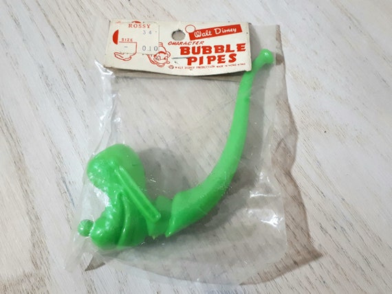 Vintage Walt Disney Pluto plastic bubble pipe in original | Etsy