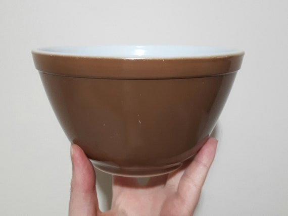 Home & Living PYREX Town & Country Brown #401 Small Mixing Bowl 1 12 ...