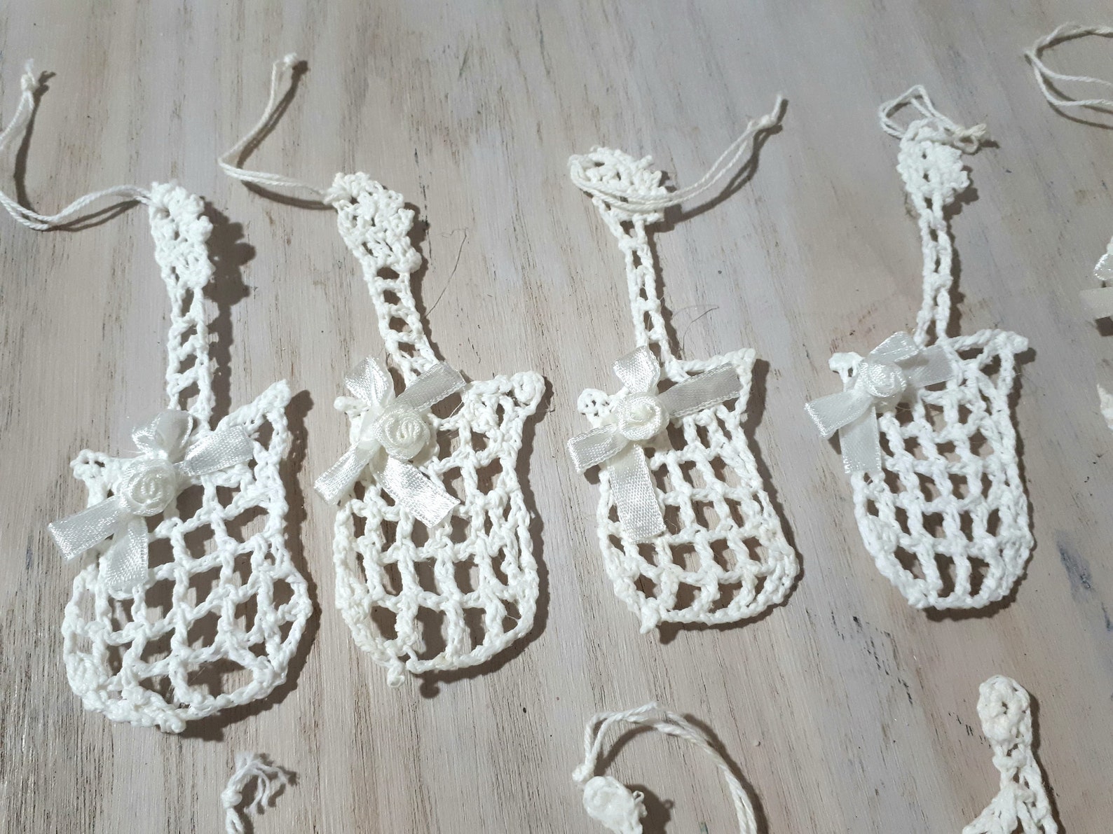 Lot of 13 Vintage Handmade Crochet Musical Instruments - Etsy